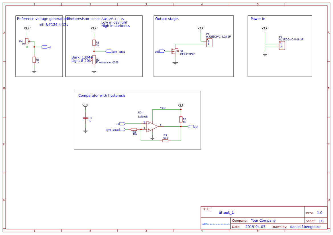 skymningsrela - Platform for creating and sharing projects - OSHWLab