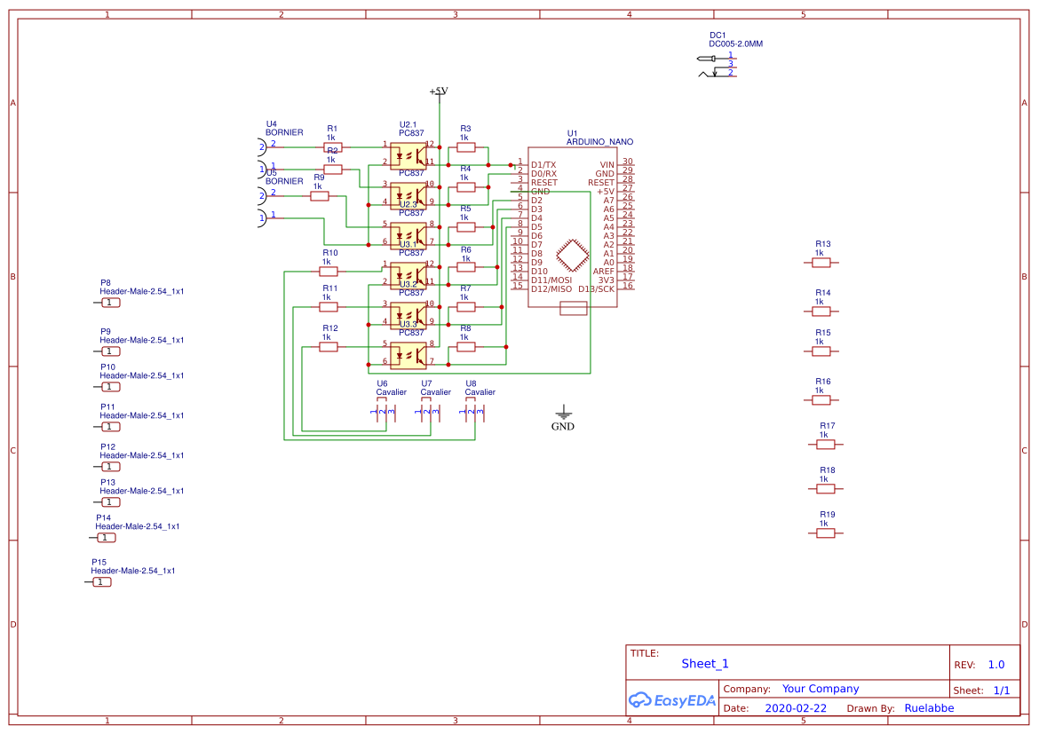 ESSAI feux SNCF - Platform for creating and sharing projects - OSHWLab