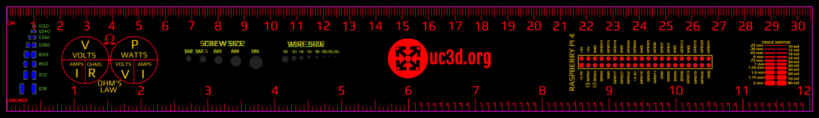 UC3D-Ruler - OSHWLab