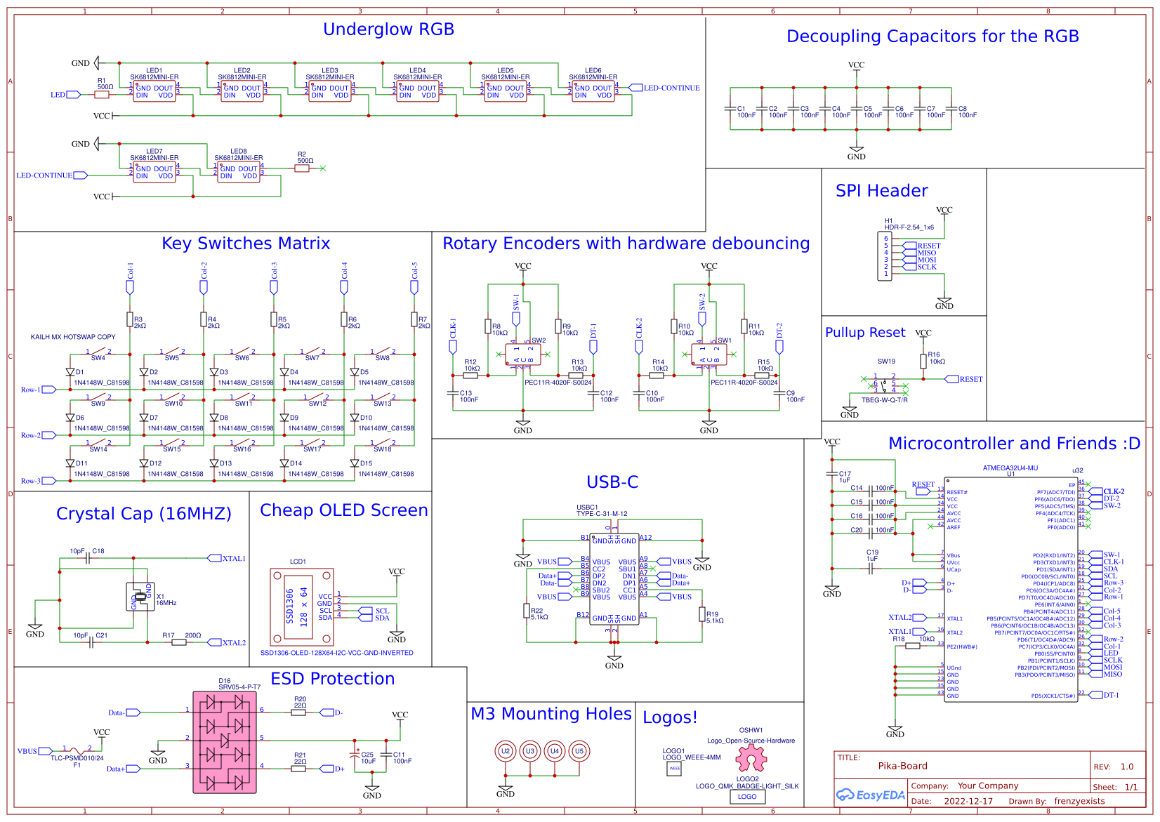 Pika-Board v1.0 - OSHWLab