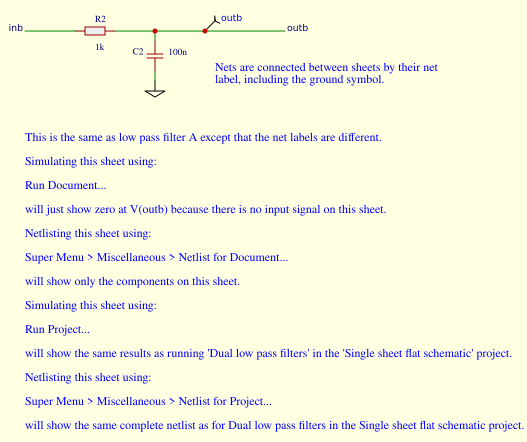 Multi-sheet flat schematic - OSHWLab
