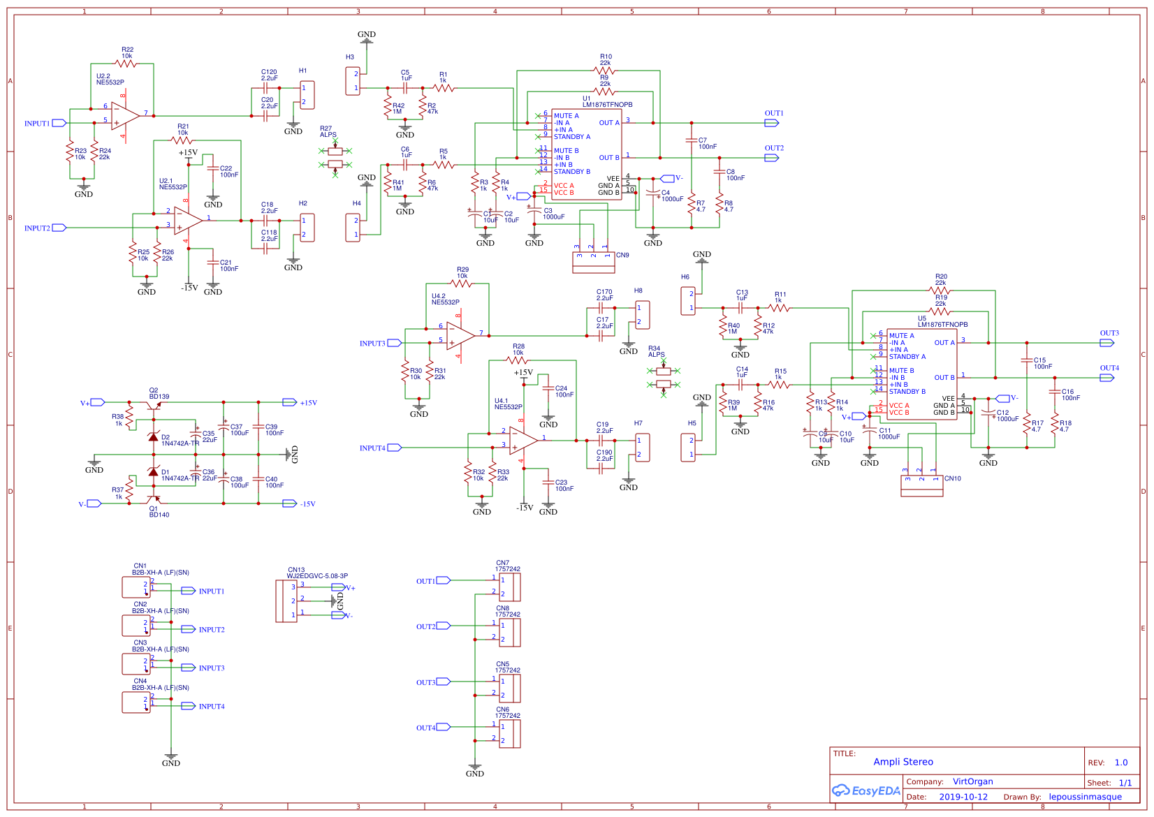 _Obsolete_ampli lm1876 quadri - EasyEDA open source hardware lab