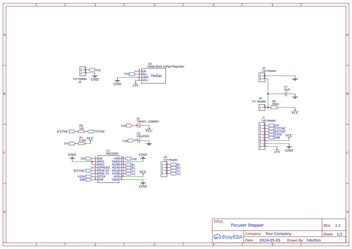 Focuser Stepper - OSHWLab