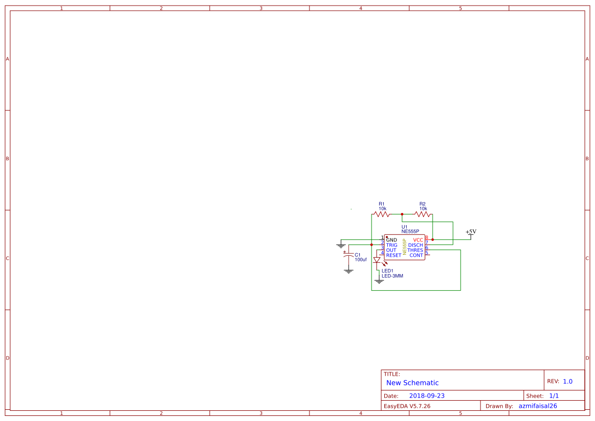 555 light project - Platform for creating and sharing projects - OSHWLab