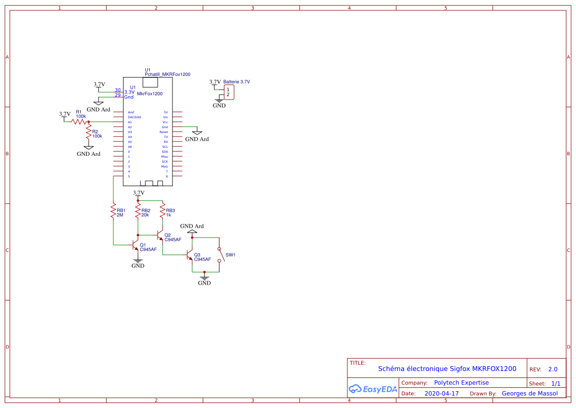 arduino Sigfox 4 - EasyEDA open source hardware lab