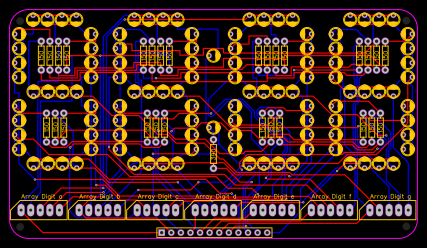 7-segment clock 5mm leds - EasyEDA open source hardware lab