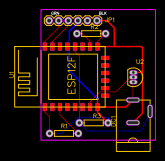 esp8266 temp node - EasyEDA open source hardware lab