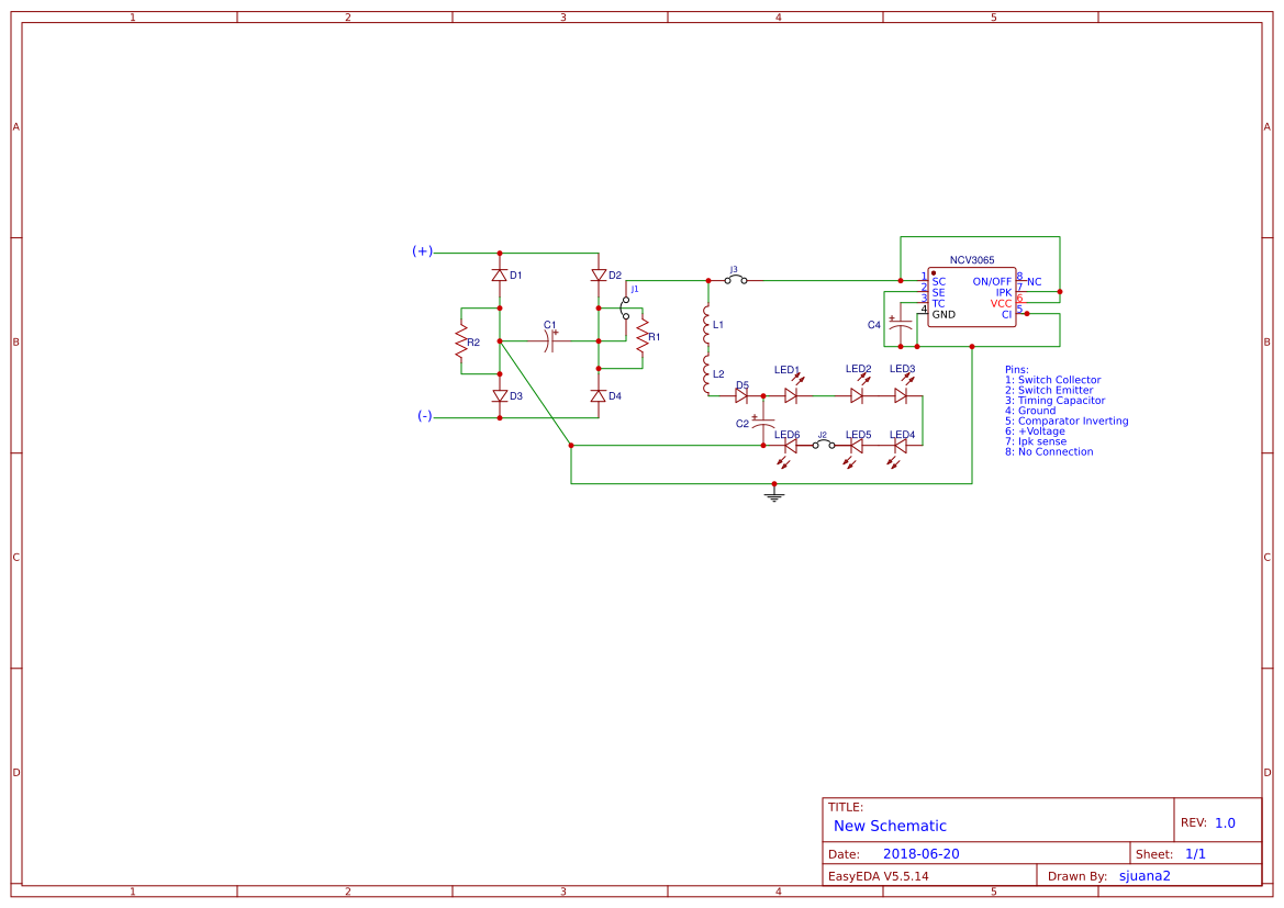NCV 3065 LED Schematic - Platform for creating and sharing projects - OSHWLab