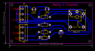 15 Relay 1 channel - EasyEDA open source hardware lab