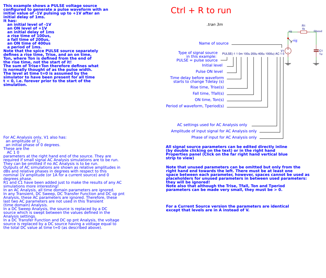 Spice PULSE Source - OSHWLab