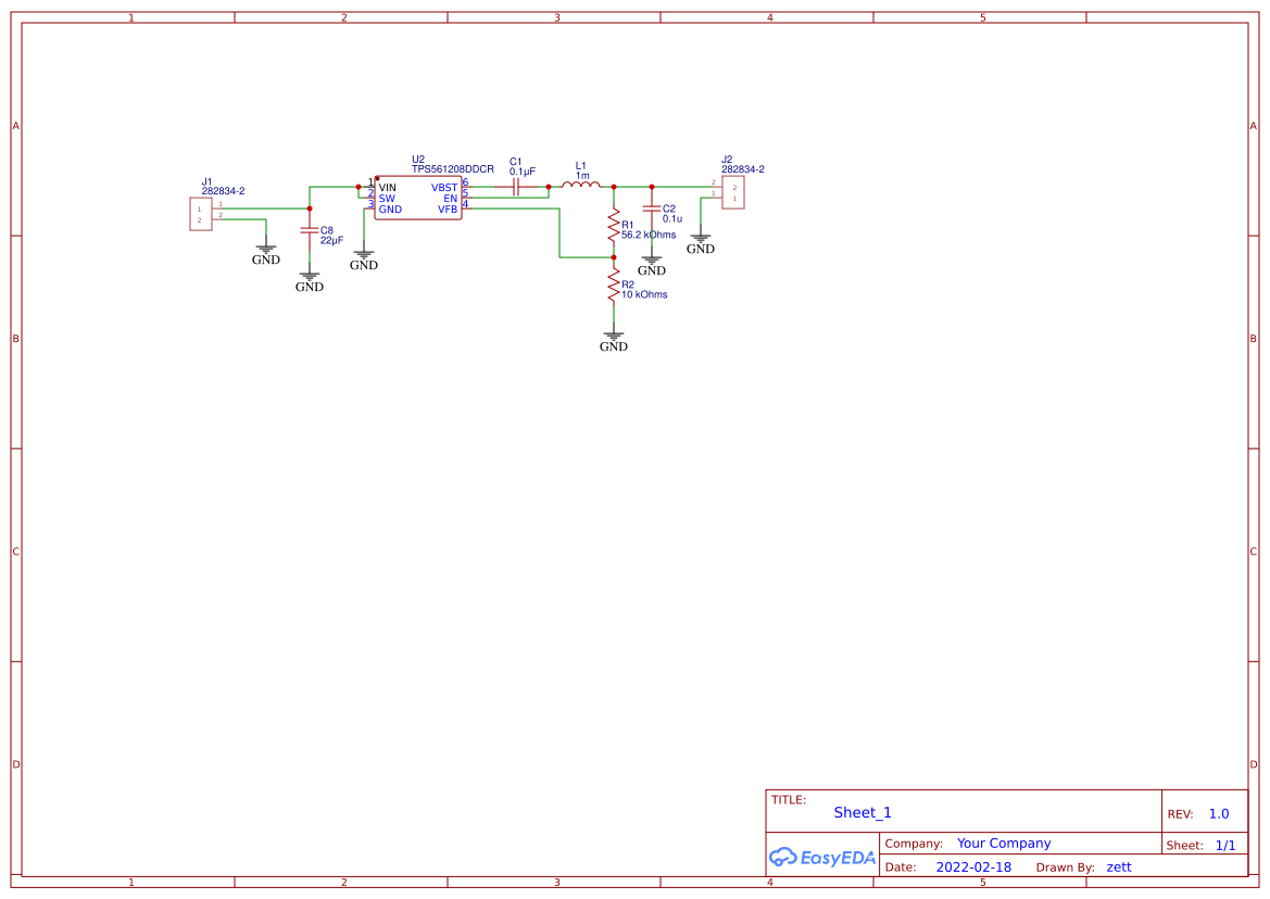 buck converter 1.1 - EasyEDA open source hardware lab