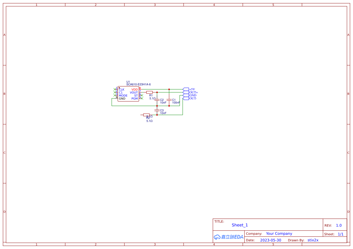 Sensors board diff without amp - EasyEDA open source hardware lab