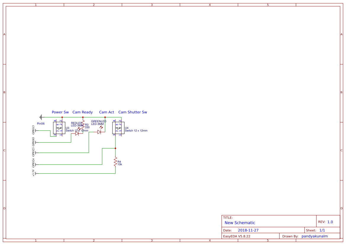 Blucam - Control panel - EasyEDA open source hardware lab