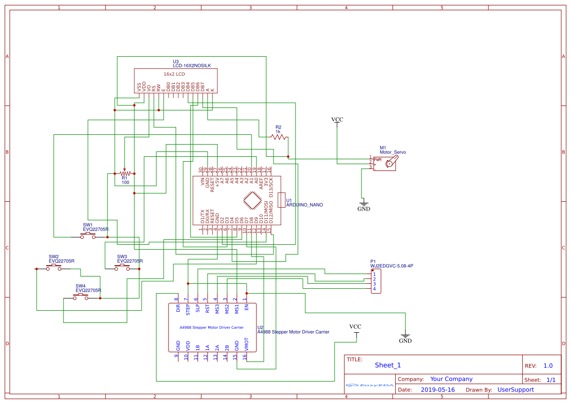 Automatic wire cutter - EasyEDA open source hardware lab