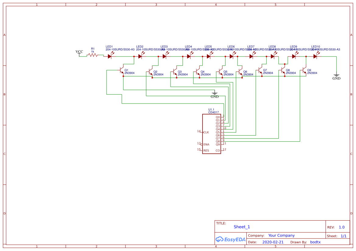 led full cahser - Platform for creating and sharing projects - OSHWLab