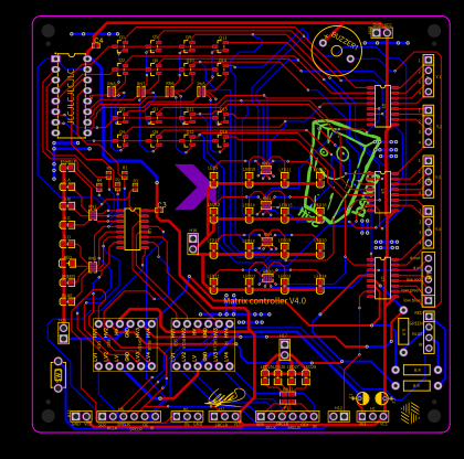 SMD matrix finalised - EasyEDA open source hardware lab