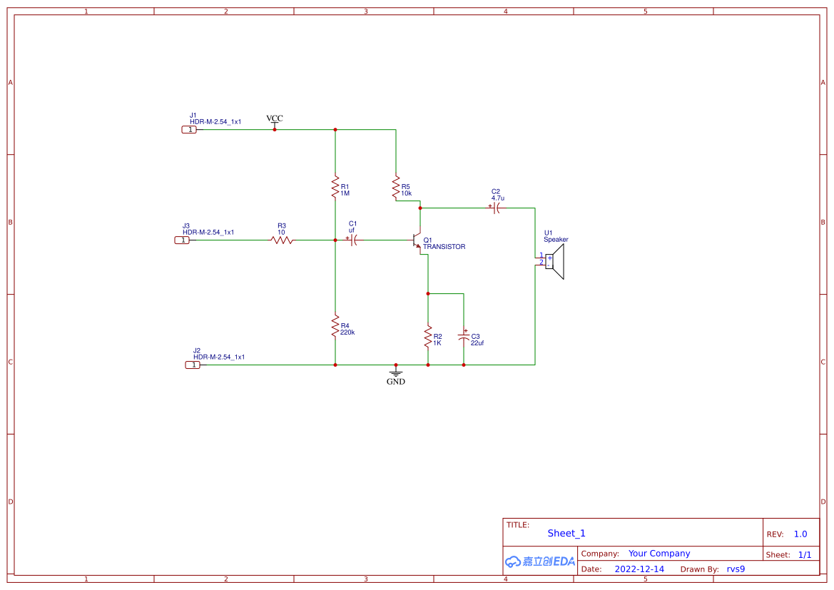amplificador de áudio - OSHWLab