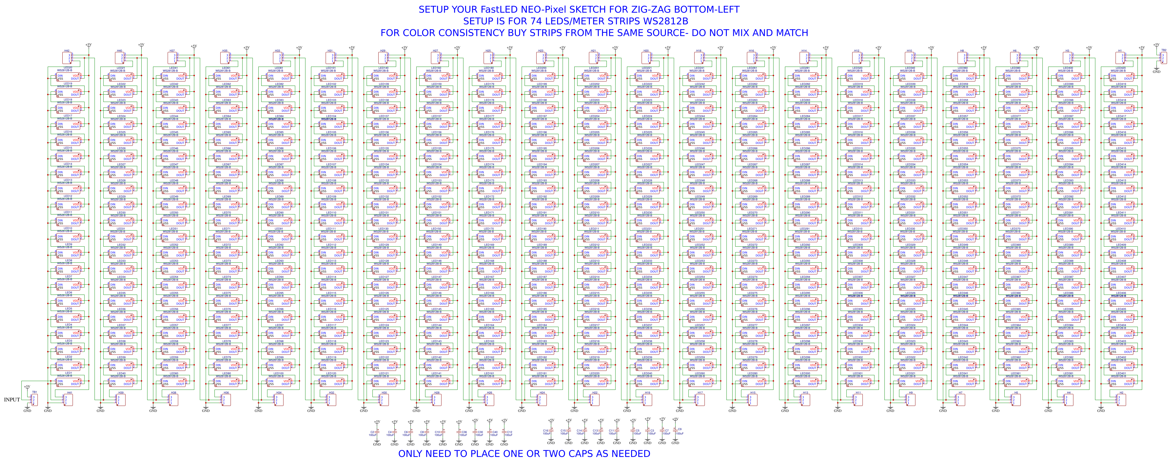 21-Bars 74/m LED Master Panel - OSHWLab