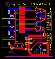 Arduino_Shield_Lighting_Control - EasyEDA open source hardware lab