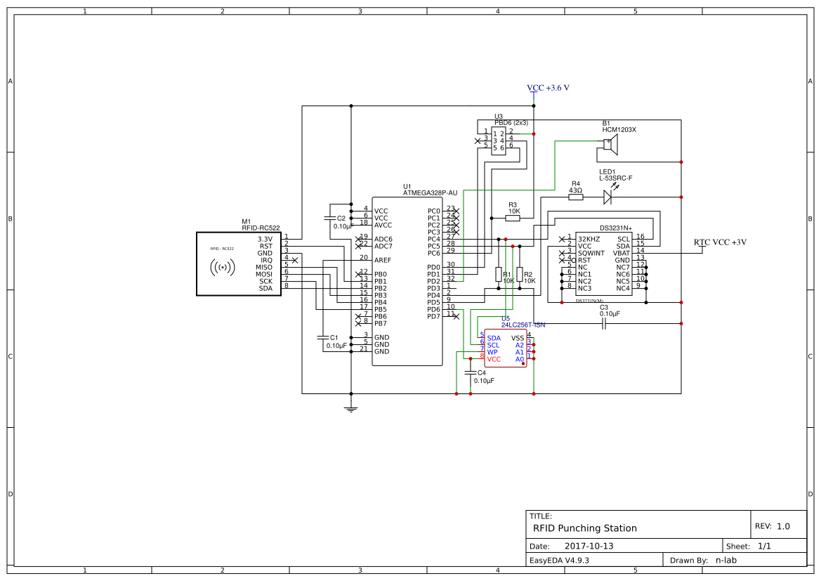 RFID Punching System ver. 1.1 - OSHWLab