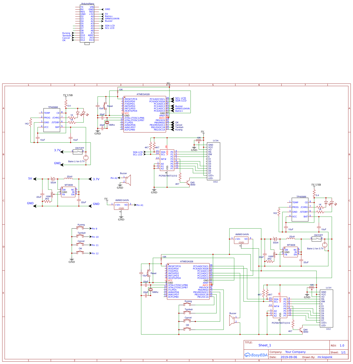 Skematik - EasyEDA open source hardware lab