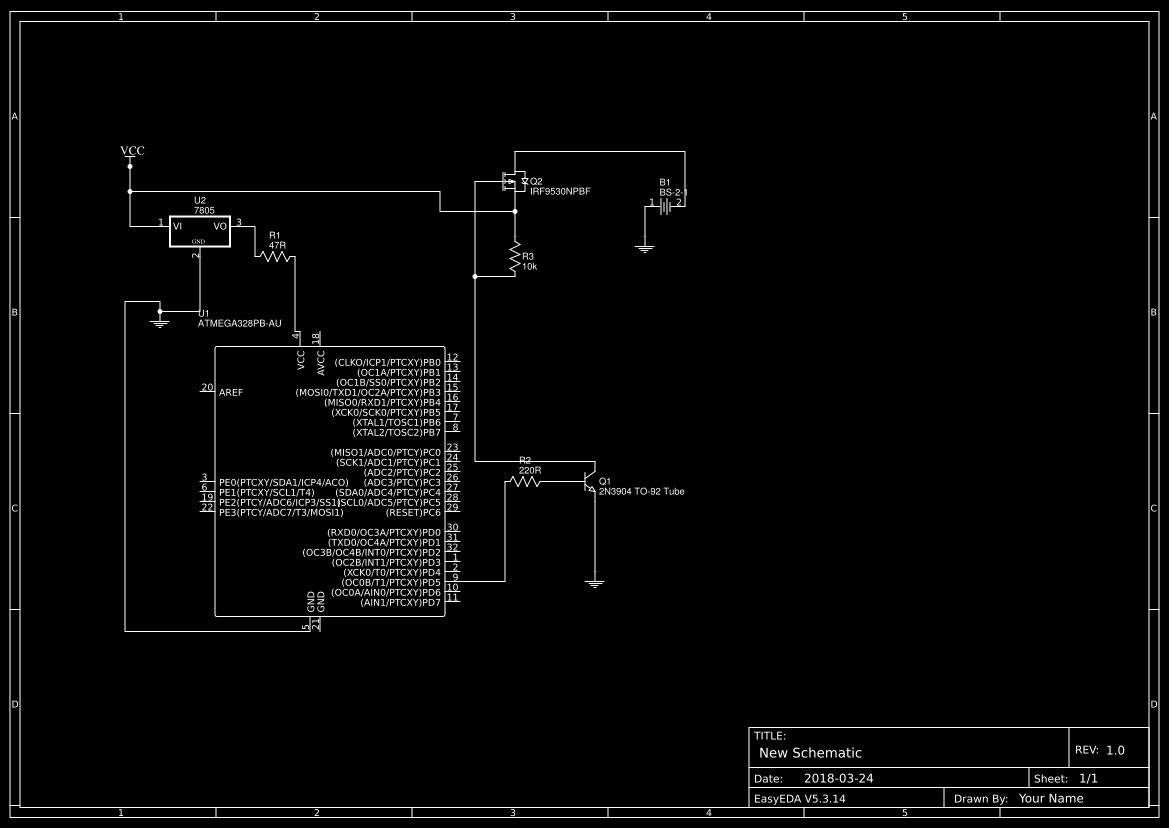 TEST MCU + POZ FET - EasyEDA open source hardware lab