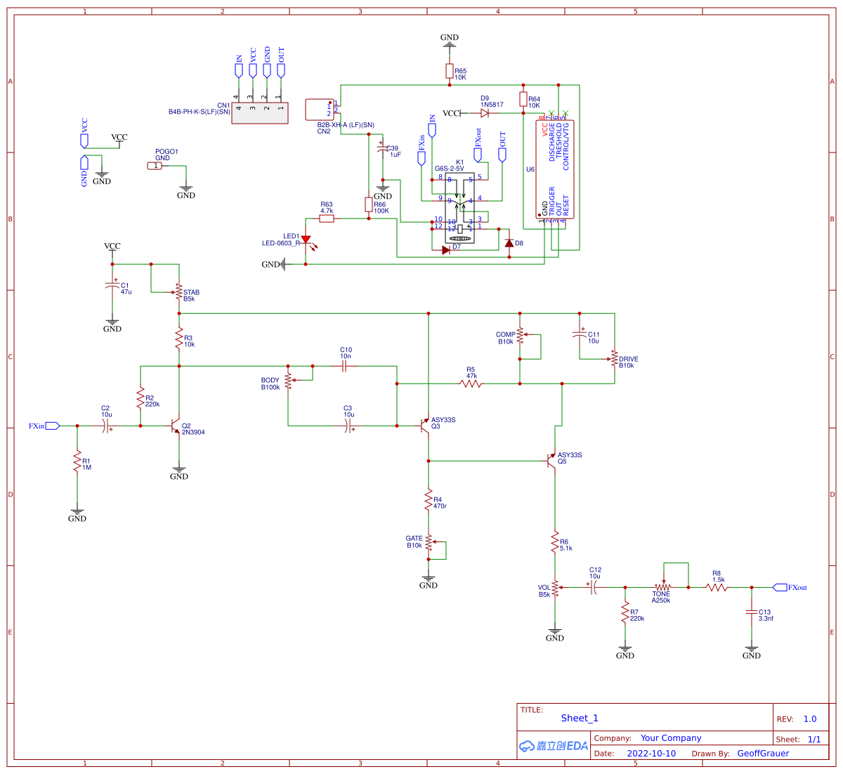 Homework Series Fuzz - EasyEDA open source hardware lab