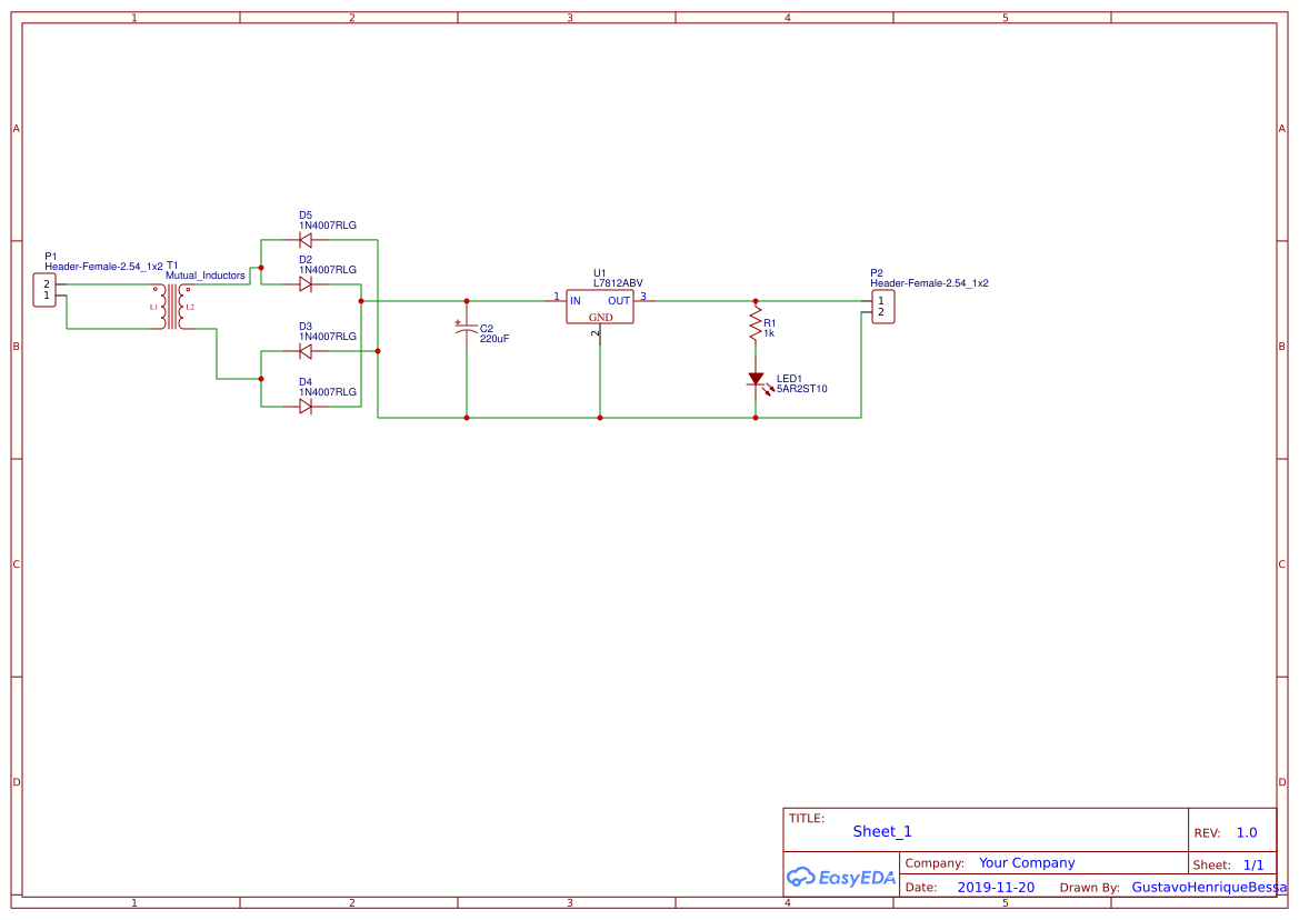 Fonte para montagem física - OSHWLab