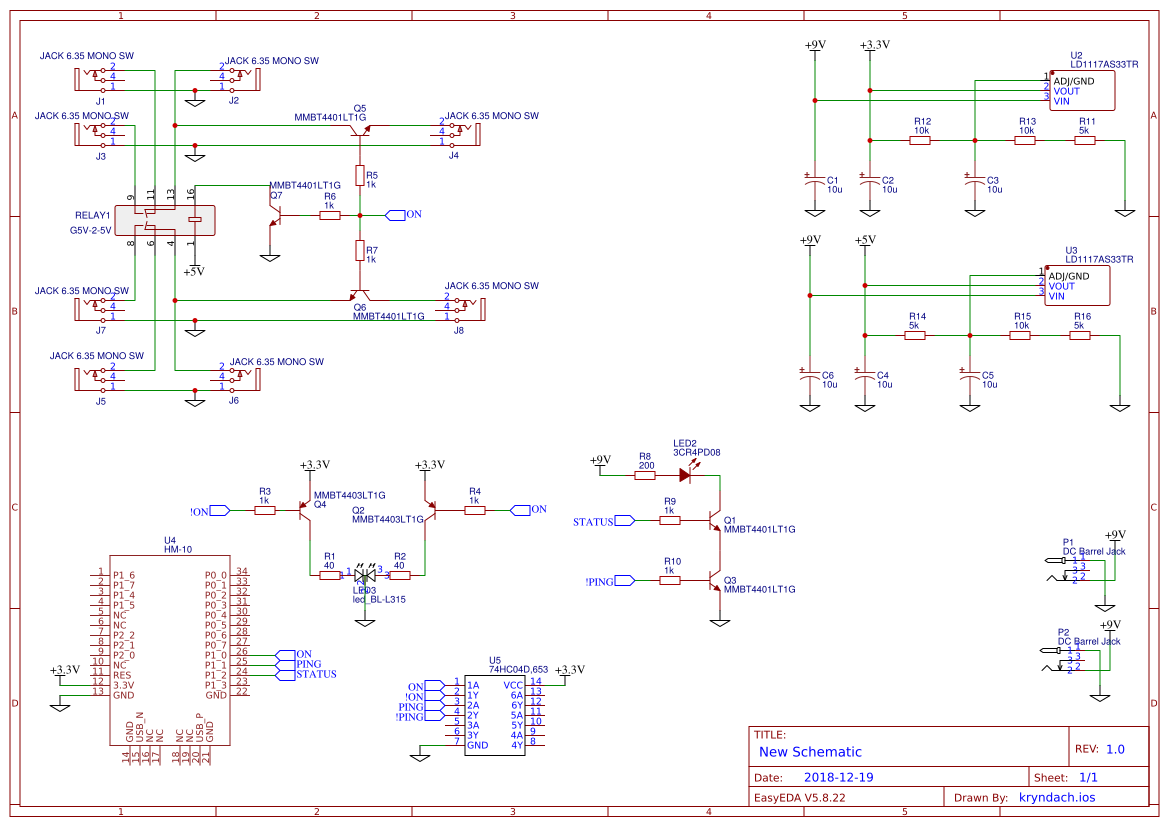 Pedal Control v2 - EasyEDA open source hardware lab