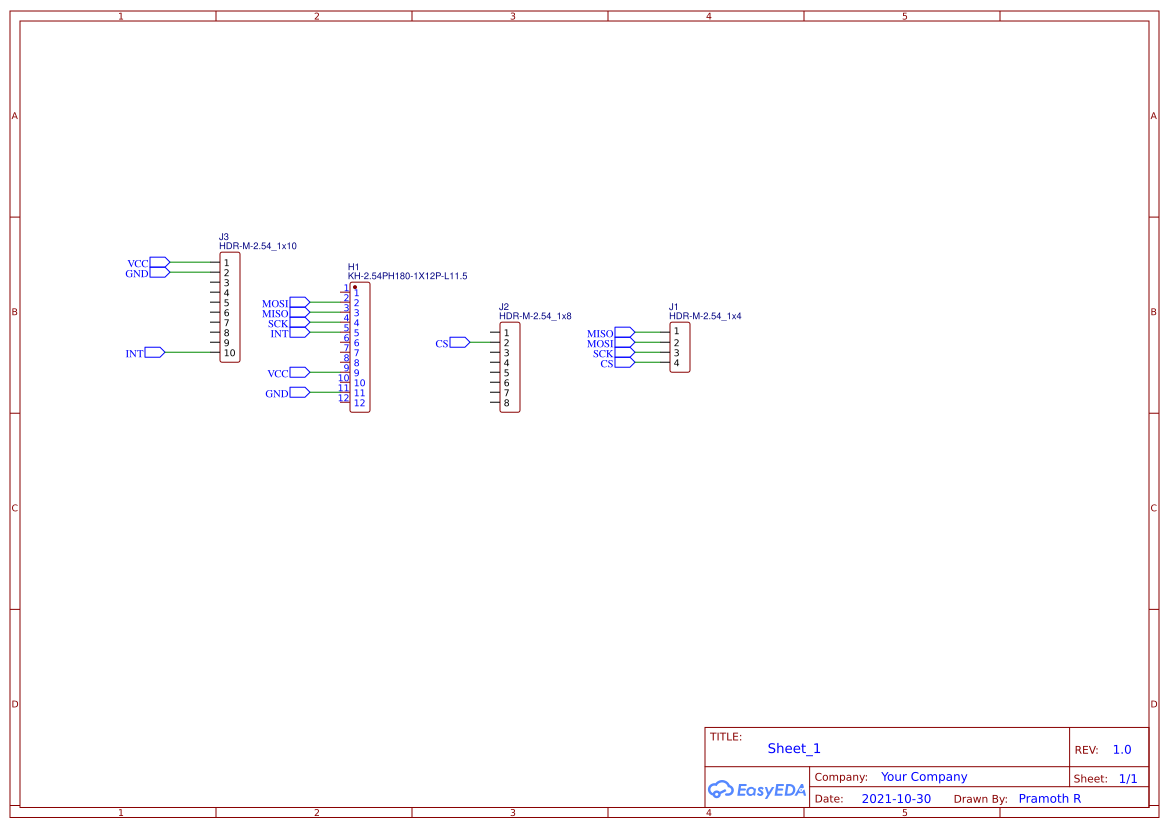 Cube Satellite Layer 3 - EasyEDA open source hardware lab