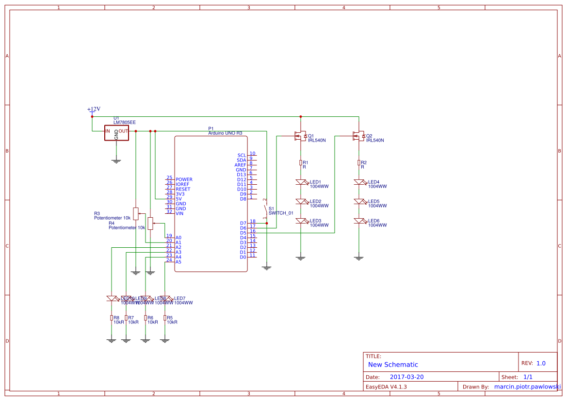 SimpleArduinoExamples.Com PWM with MOSFET transistor - OSHWLab