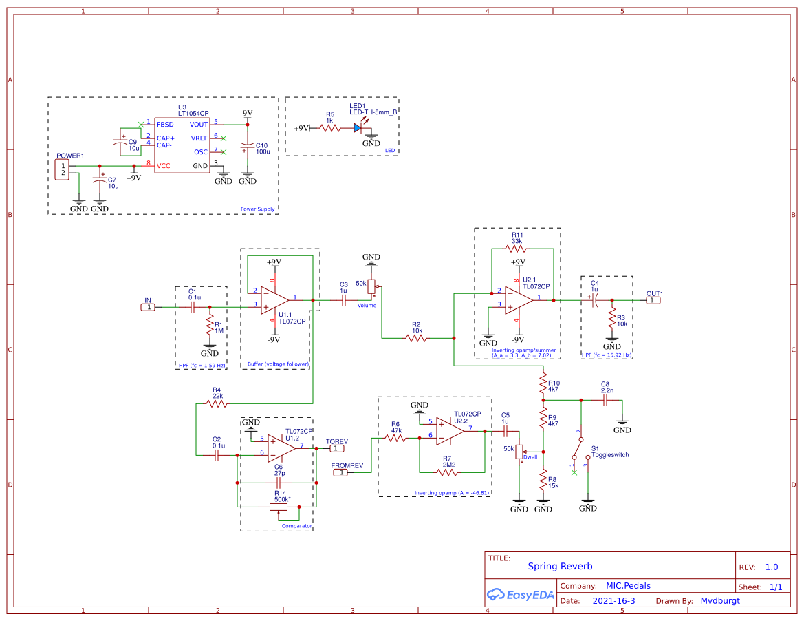 Spring Reverb - OSHWLab