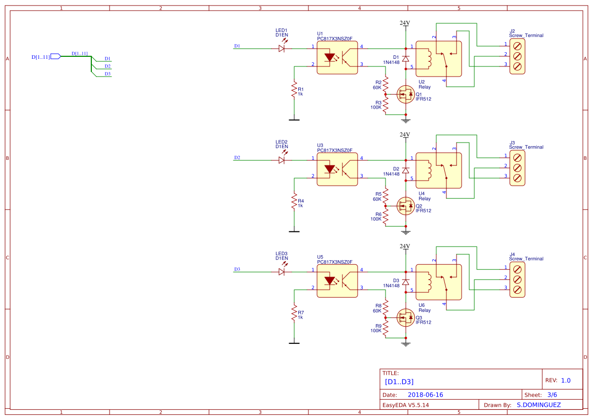Relay Module - EasyEDA open source hardware lab