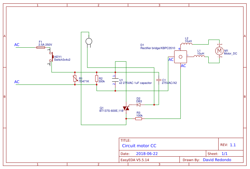 Circuit Motor - EasyEDA open source hardware lab