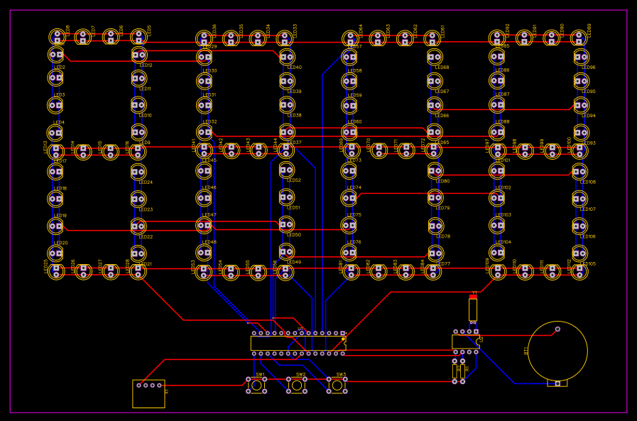 clock led - EasyEDA open source hardware lab