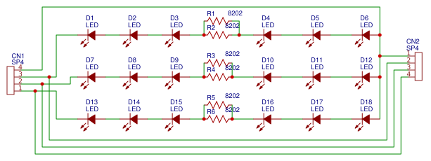 Microcontroller based RGB LED disco lights - OSHWLab