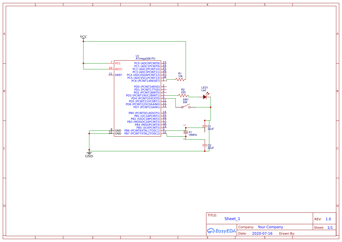 Resistencia vertical 1/4w - EasyEDA open source hardware lab