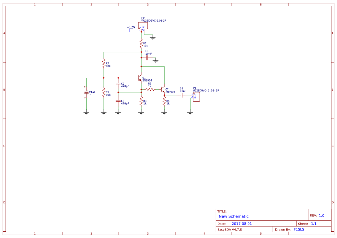 Buffered Colpitts XTAL oscillator - OSHWLab
