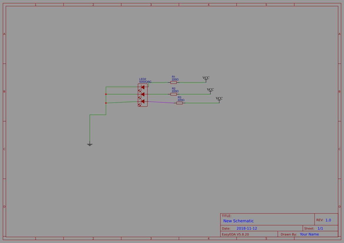 rgb pcb - OSHWLab
