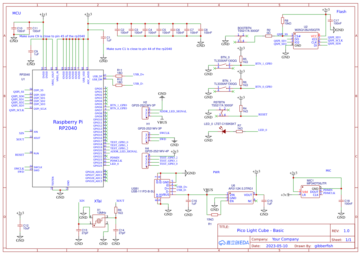 pico_light_cube - OSHWLab