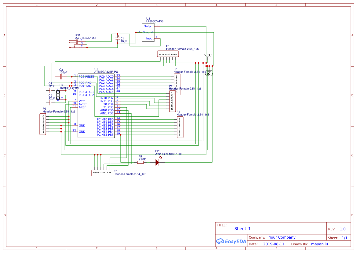 homeduino6 - EasyEDA open source hardware lab