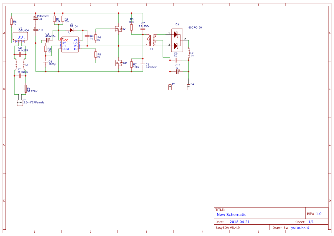 БЛОК ПИТАНИЯ - EasyEDA open source hardware lab