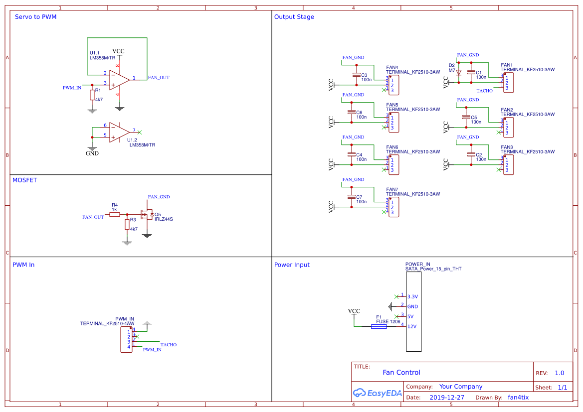 Fan Control - EasyEDA open source hardware lab