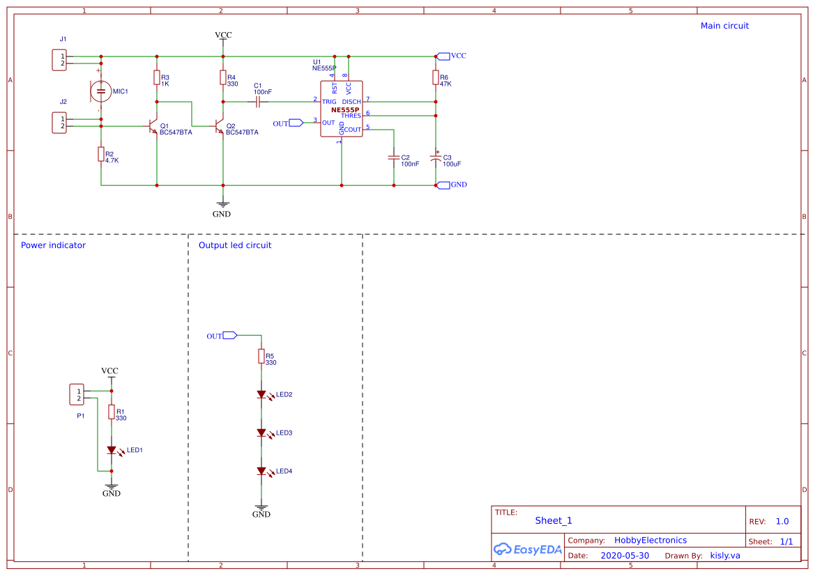 Knock_555 - EasyEDA open source hardware lab