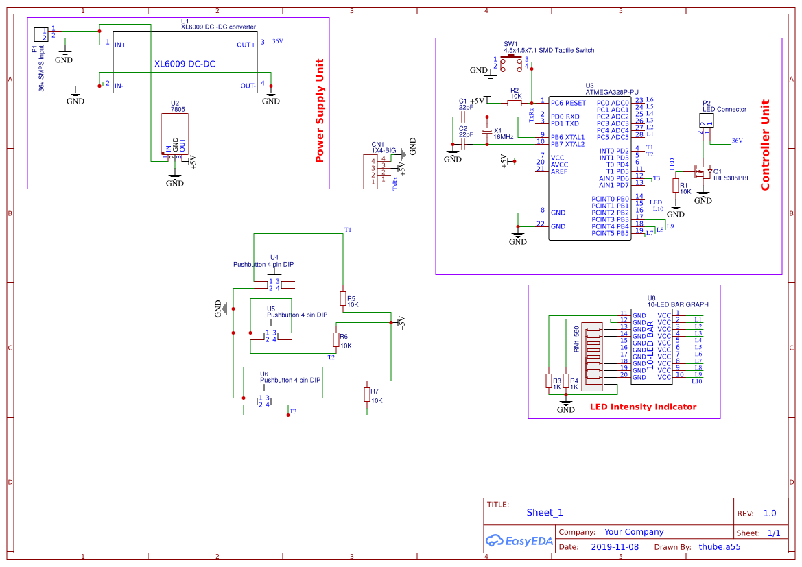 Examination Light With Button - Platform for creating and sharing projects - OSHWLab