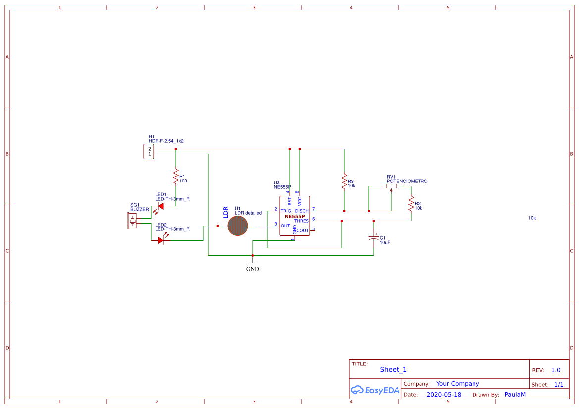 Ultimo proyecto - EasyEDA open source hardware lab