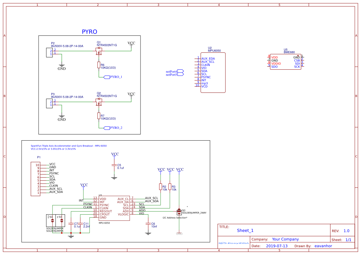 Simple Flight Computer V1 copy - EasyEDA open source hardware lab