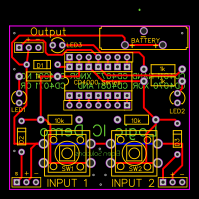 LOGIC IC Education Board CD4000 Series DIP - EasyEDA open source ...