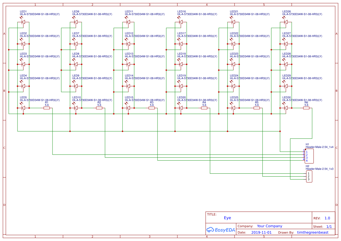 led eyes - EasyEDA open source hardware lab