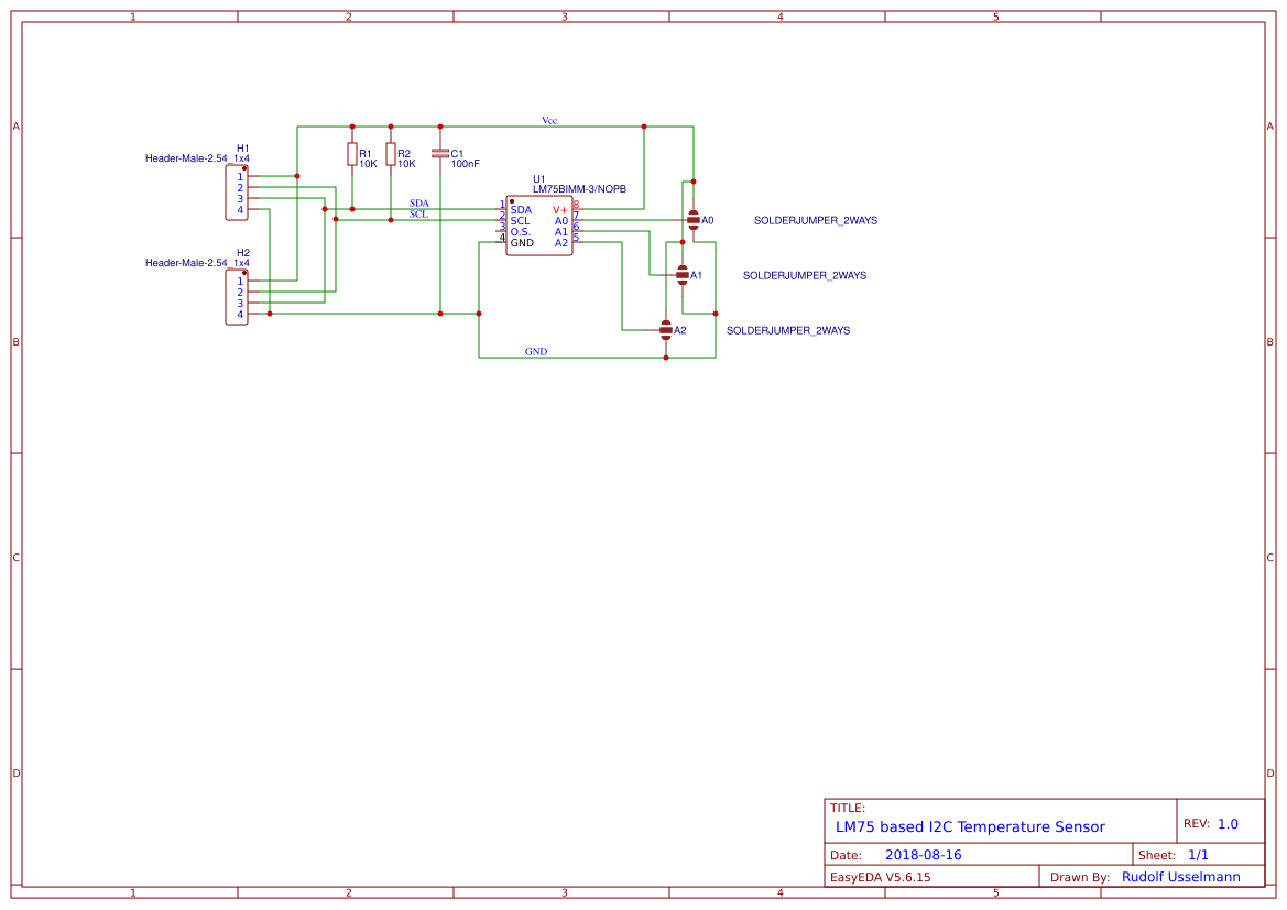 Temperatur Sensor - OSHWLab